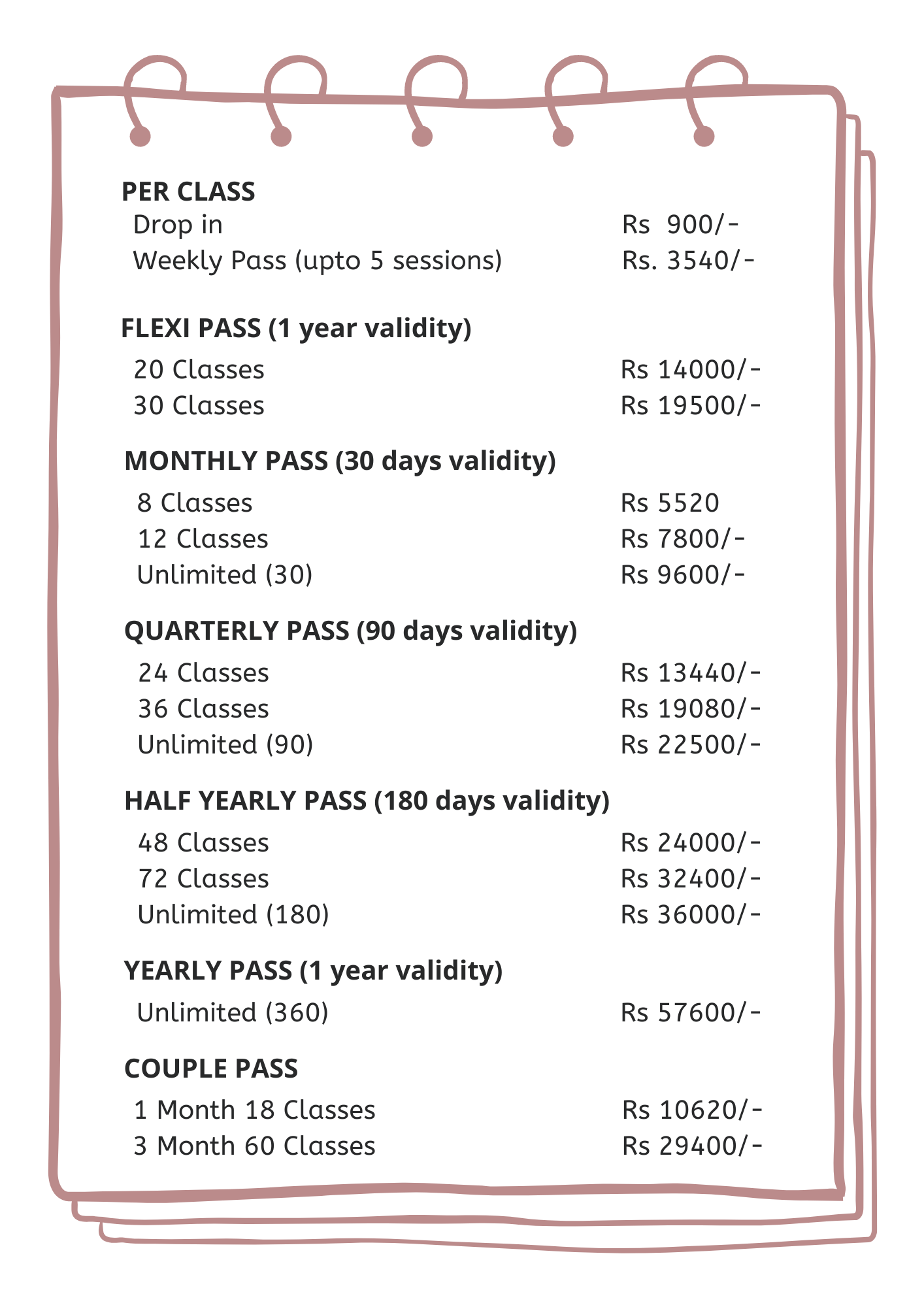 Membership Packages – The Yoga House